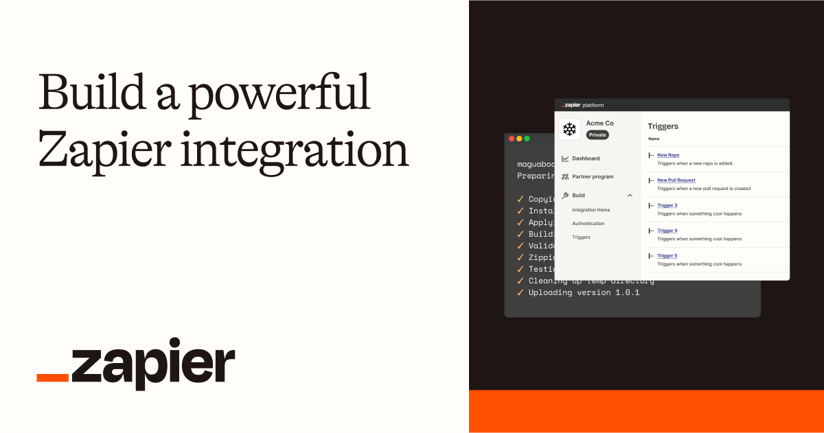 Zapier’s integration platform